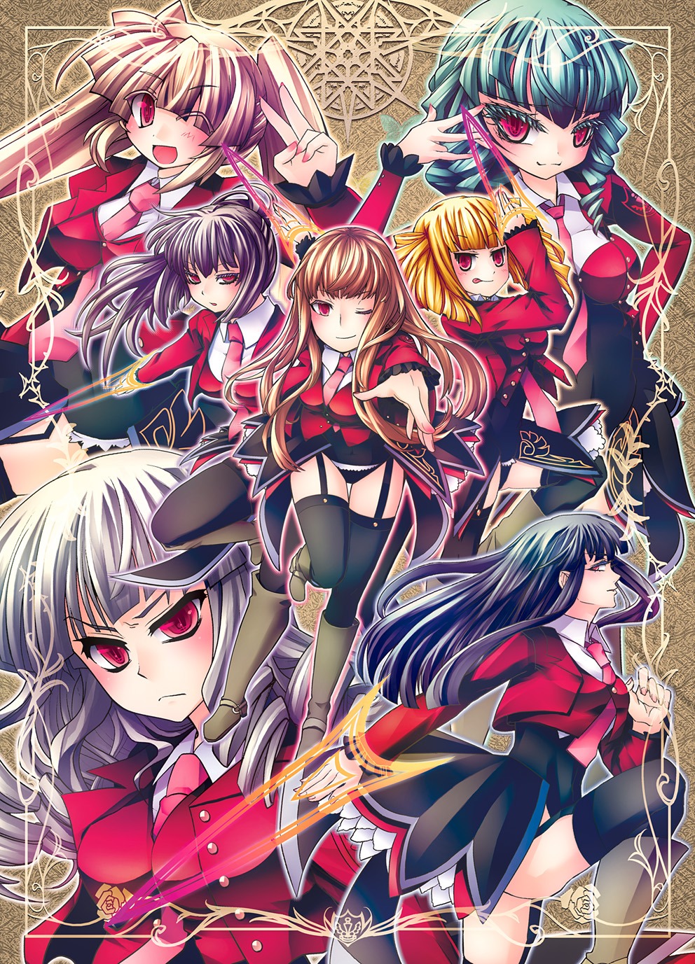 ochijitsu kanata umineko no naku koro ni asmodeus beelzebub belphegor leviathan lucifer mammon ...